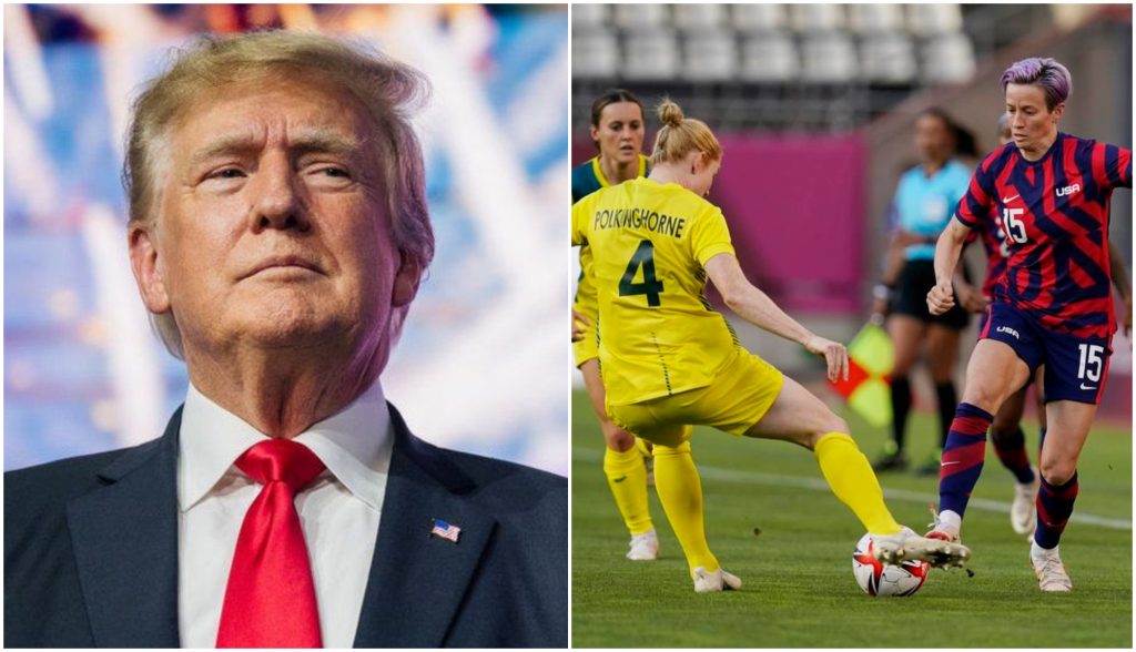 Donald Trump attacks the US Women's Soccer team for not winning gold