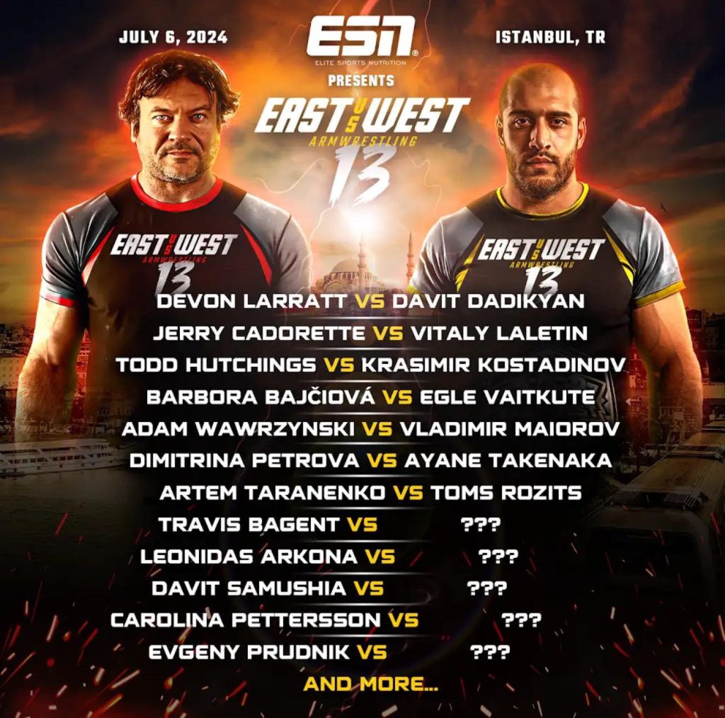 East vs West 13: Full Card Revealed; Devon Larratt is Making a Comeback ...